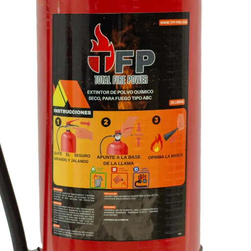 Extintor 20 lbs | Total Factory